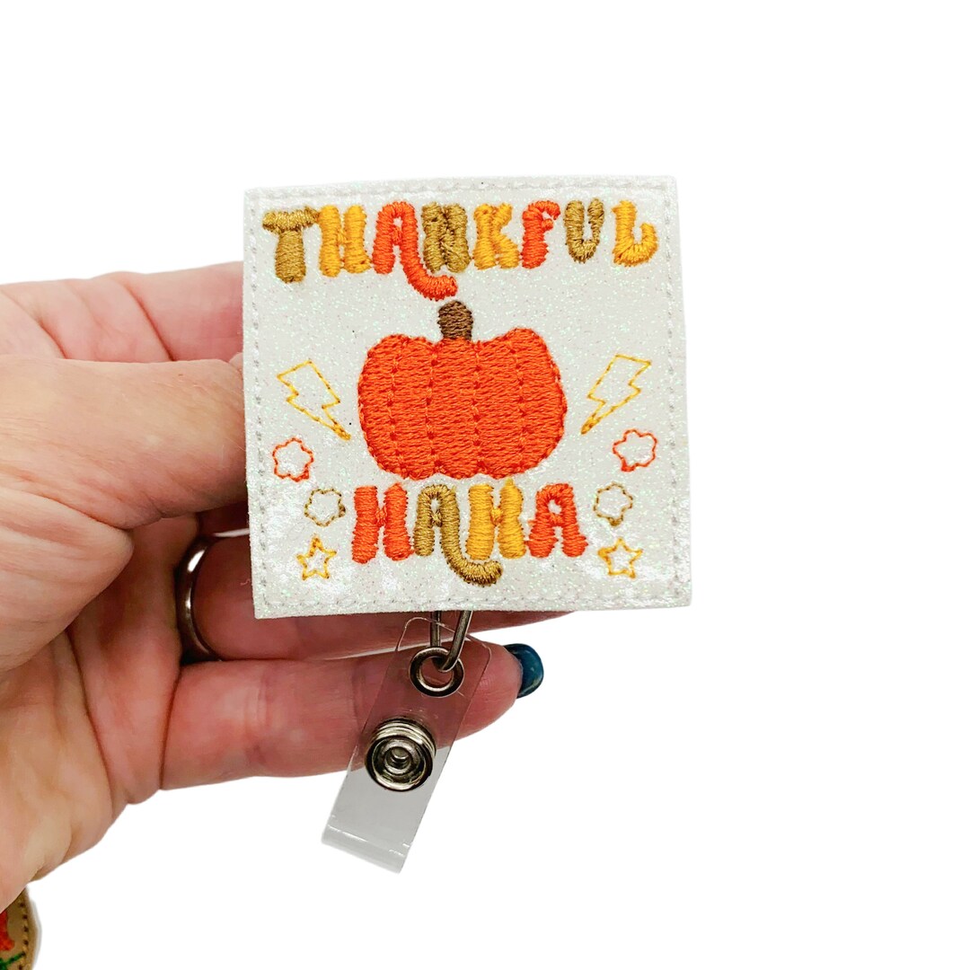 Thanksgiving Badge Reel, Thankful Badge Reel, Fall Badge Reel, Autumn ...