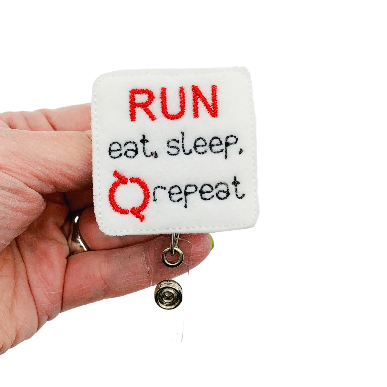 Running Badge Reel Runner Gift Marathon Gift Half Marathon - Etsy