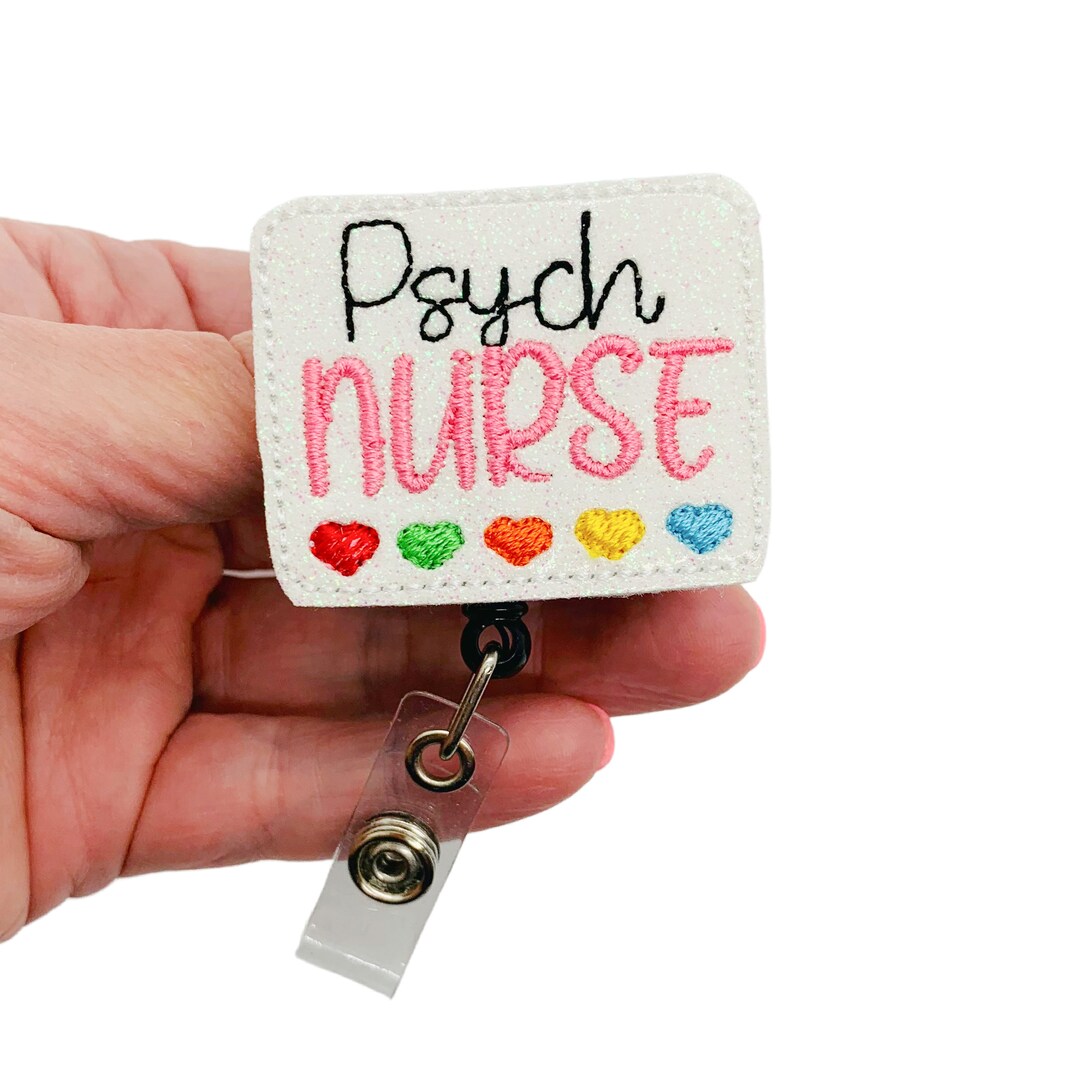 Psych Nurse Badge Reel, Psychology Badge Reel, Psychologist Badge Reel ...