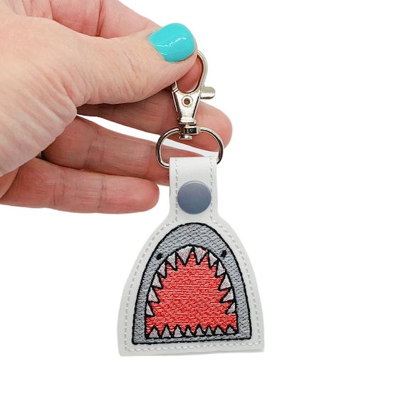 Great White Shark Gifts Shark Keychain Fish Keychain Shark - Etsy