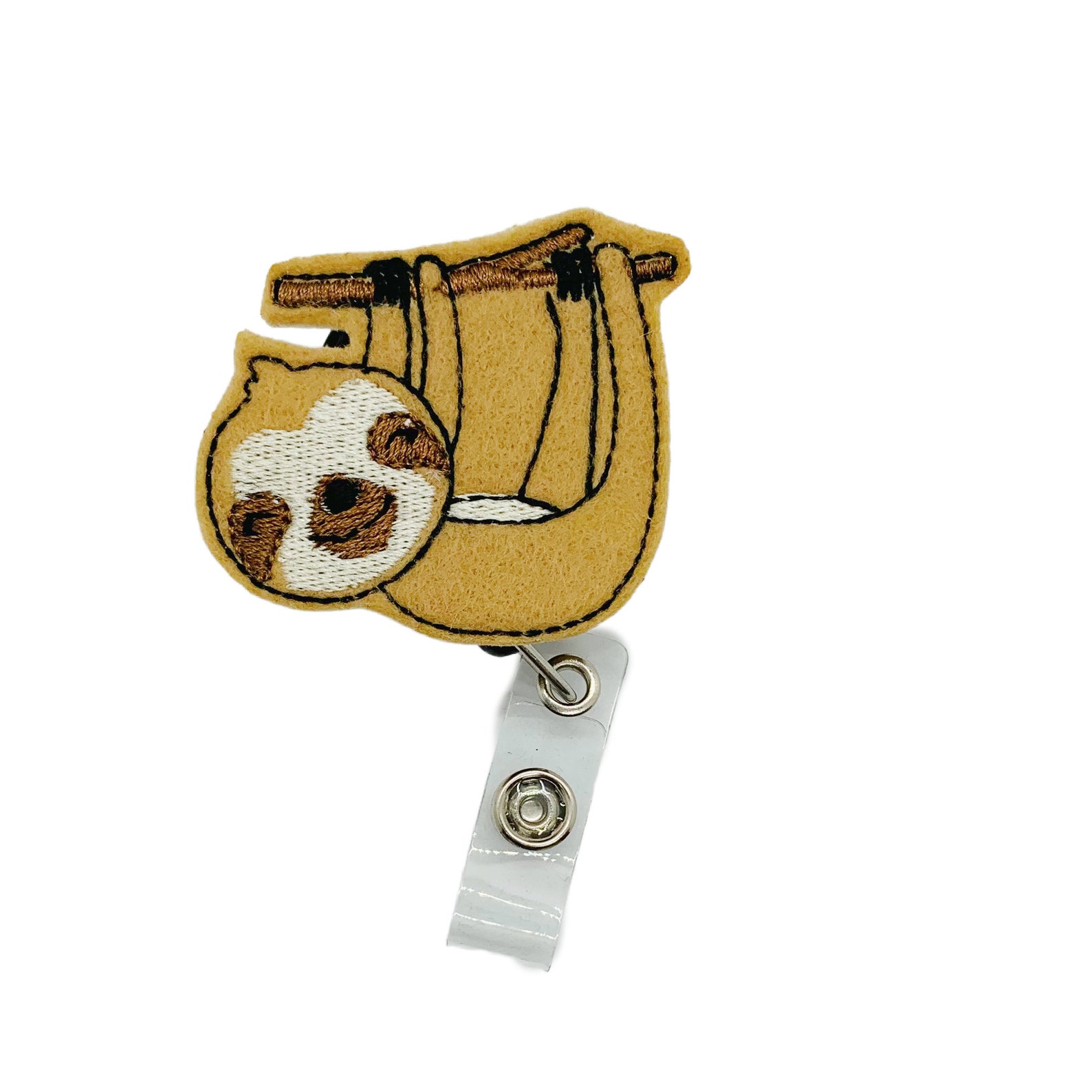 Sloth Badge Reel Sloth Badge Sloth Badge Holder Sloth Badge | Etsy