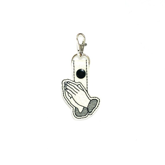 Praying Hands Keychain Glitter Keychain Glitter Key Chain - Etsy