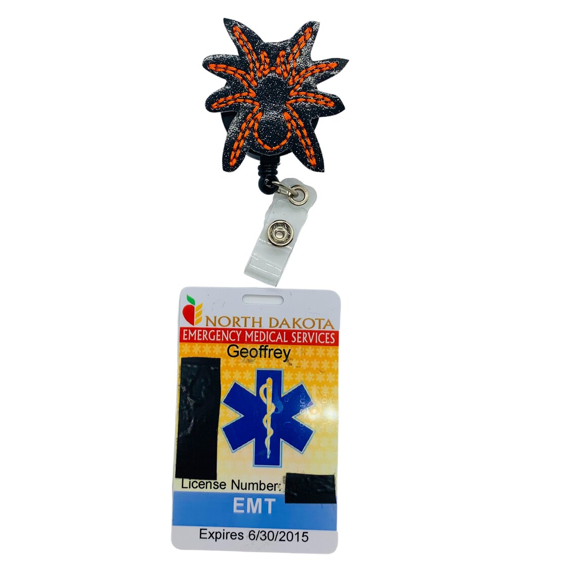 Spider Badge Reel Spider Badge Holder Spider Badge Clip - Etsy