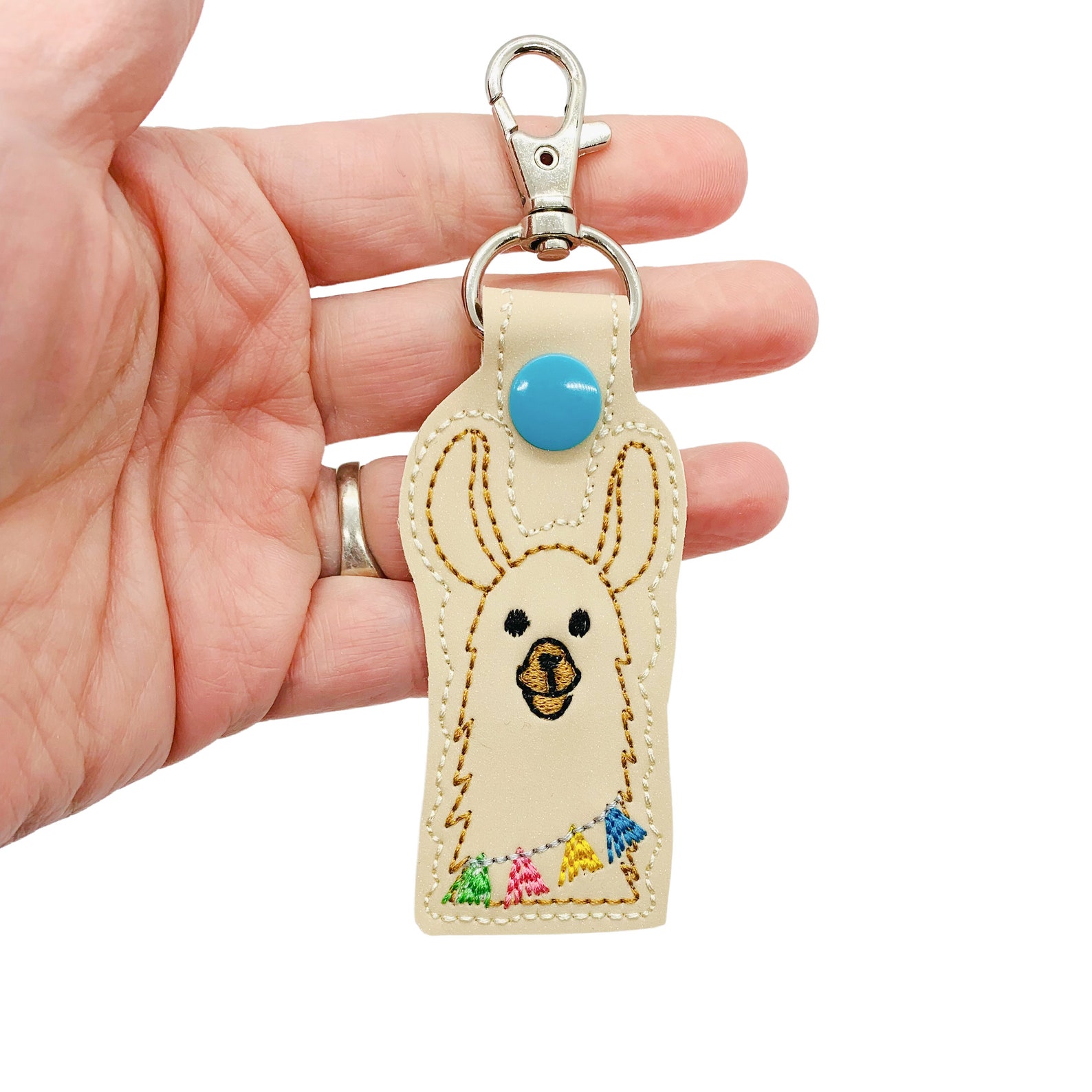 Llama Keychain Llama Key Fob Llama Keyring Llama Key Chain - Etsy