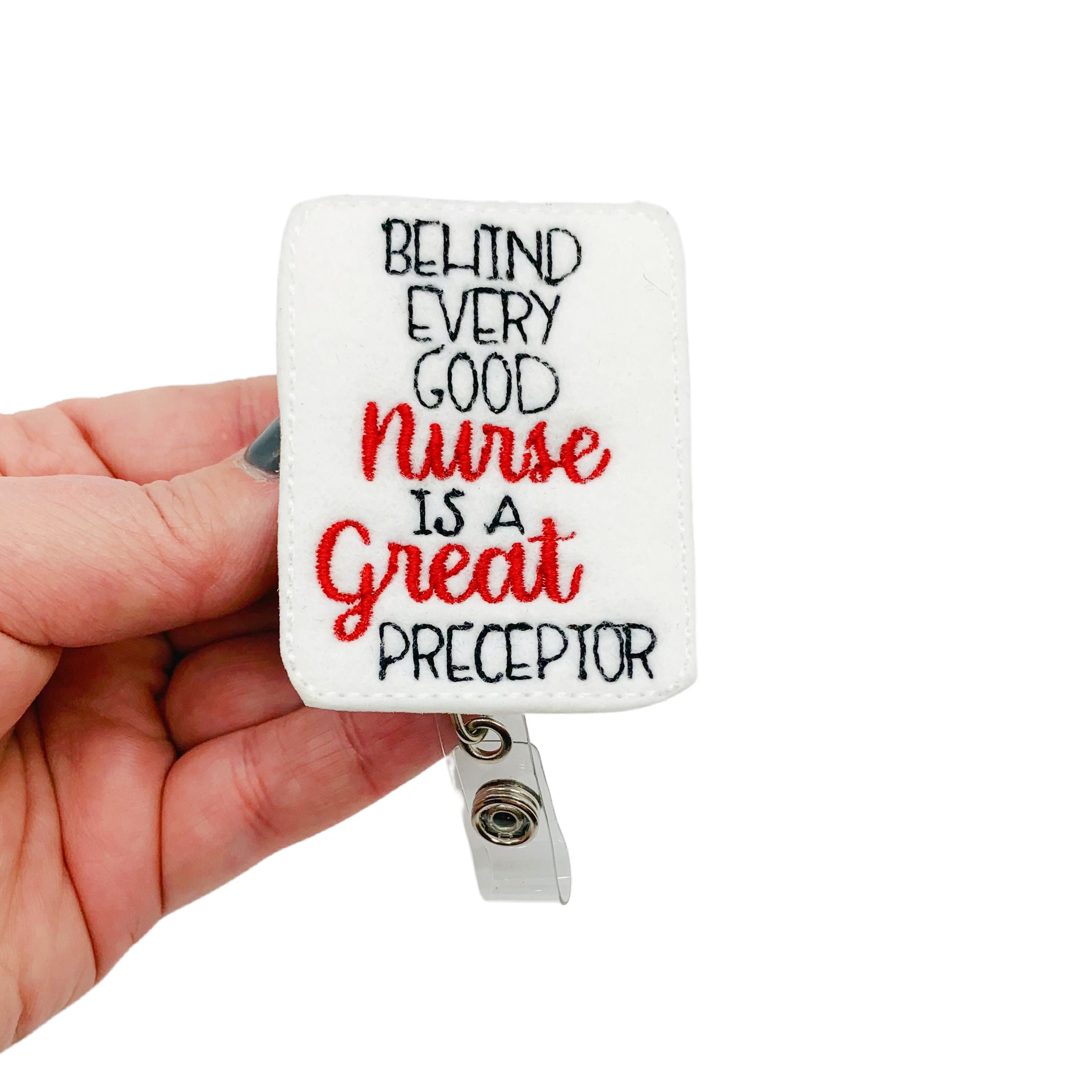 Nurse Preceptor Badge Reel, Nursing Badge Clip, Nurse Gifts for Women ...
