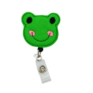 Frog Badge Reel, Frog Badge Holder, Frog Badge Clip, Frog ID Reel, Frog ...