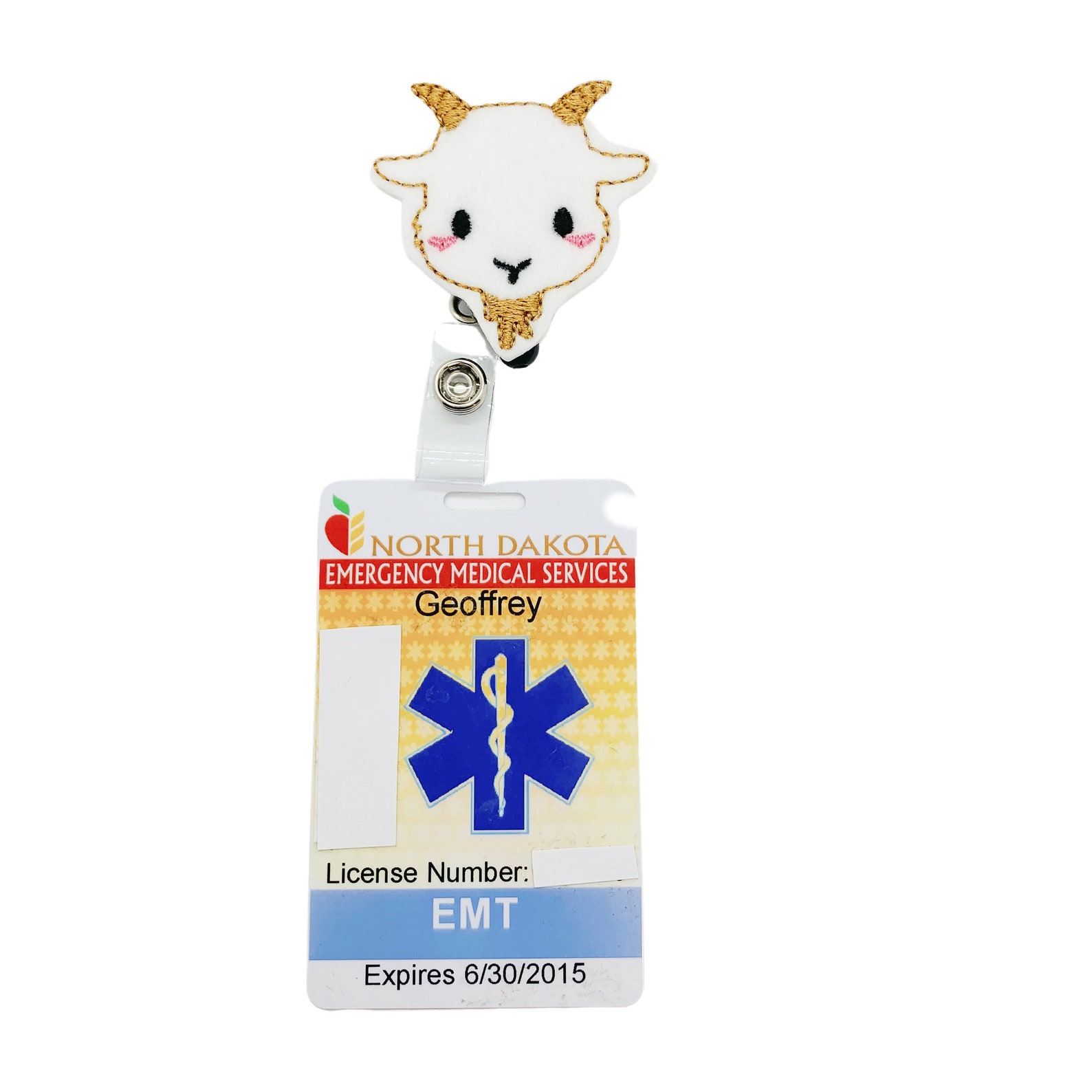 Goat Badge Reel Animal Goat Lover Gift Animal Badge Reel - Etsy