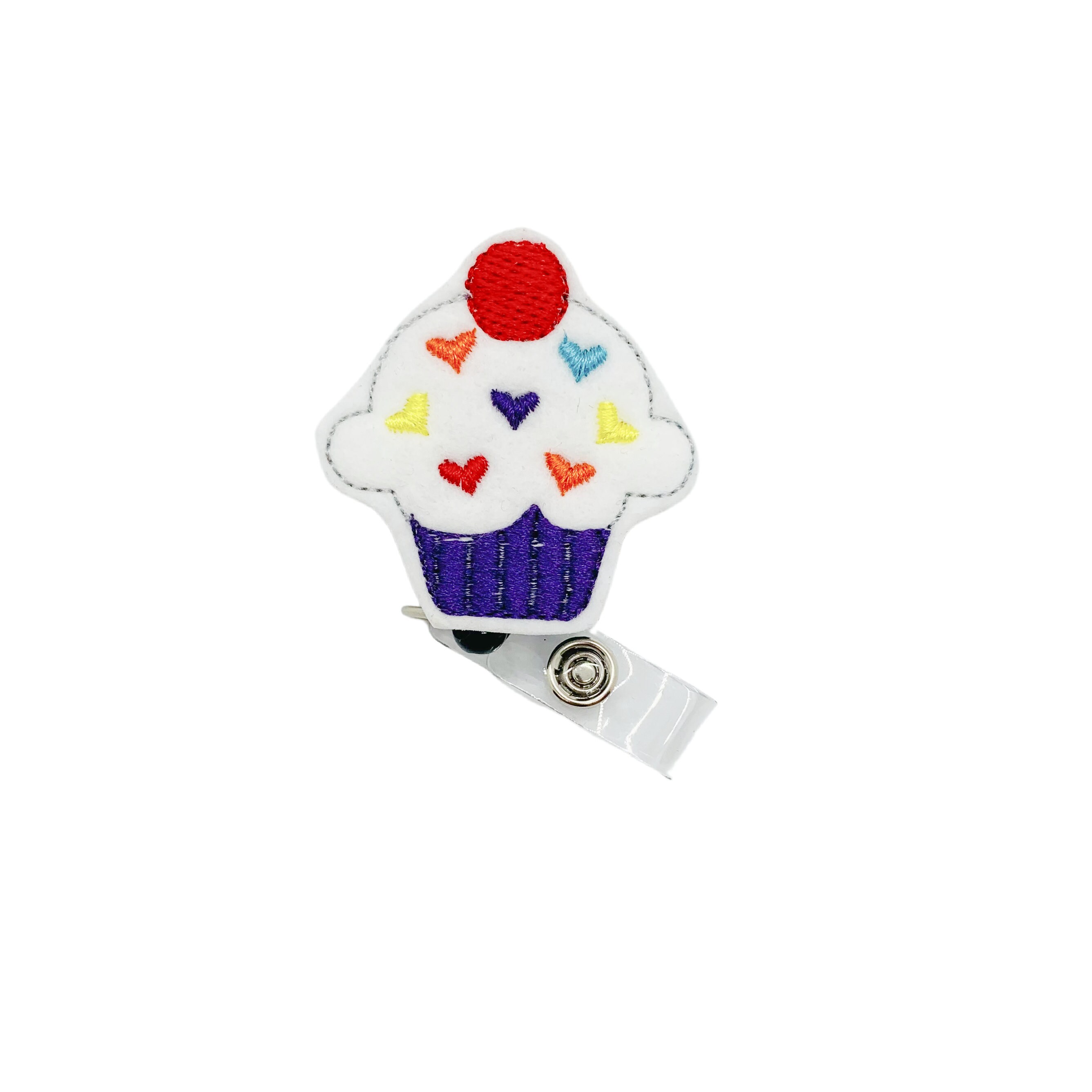 Cupcake Badge Reel, Food Badge Reel, Baker Gift, Valentine Badge Reel ...