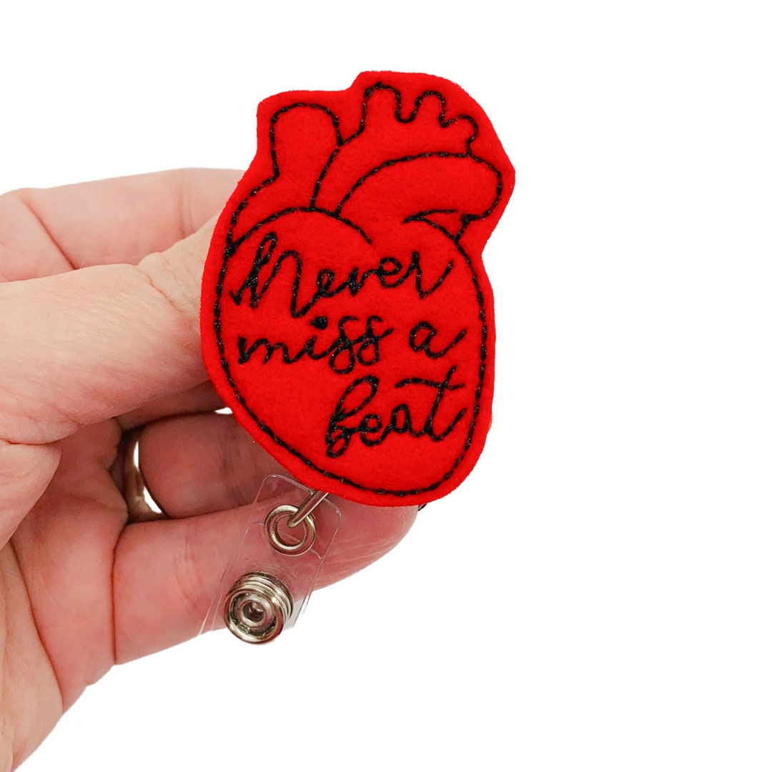 Heart Badge Reel, Heart Badge Holder, Heart Badge Clip, Heart Badge ...