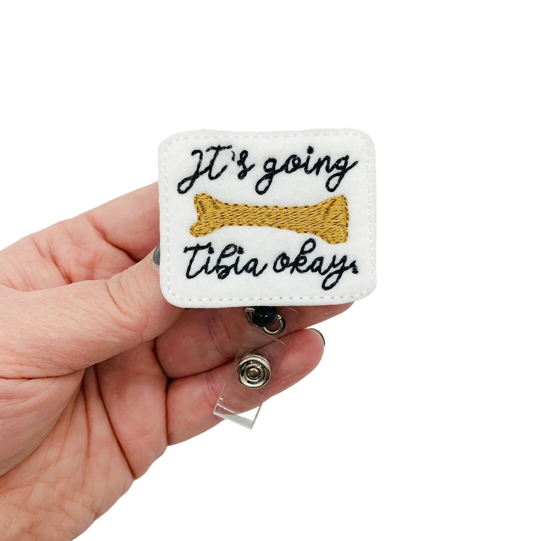 Bone Badge Reel, Ortho Badge Reel, Orthopedic Badge Reel, Orthopedic ...