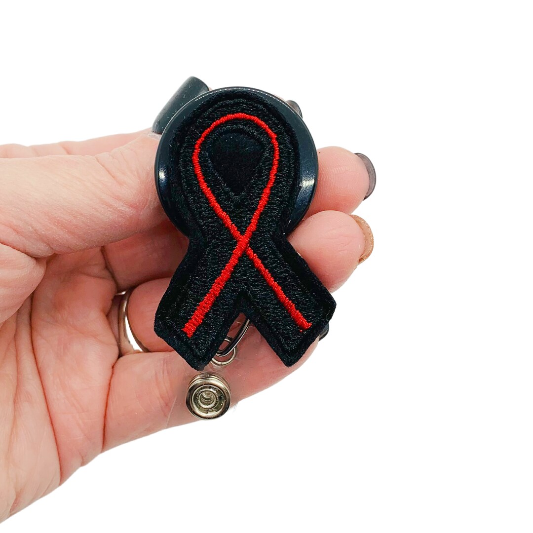 Red Line Badge, Red Line Gift, Red Line ID, Firefighter Badge Reel ...