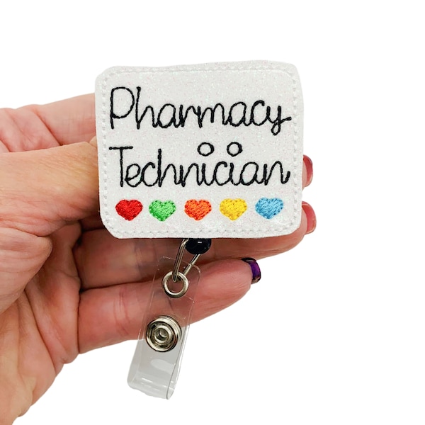 Pharmacy Tech Badge - Etsy