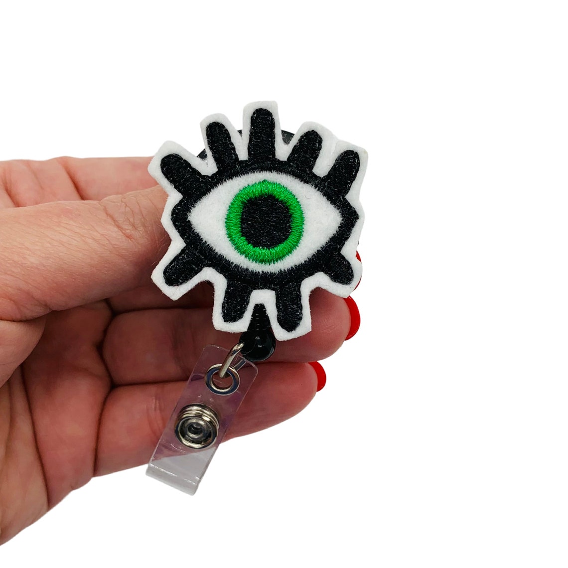 Eye Badge Reel Eyeball Badge Holder Optometrist Badge Clip - Etsy