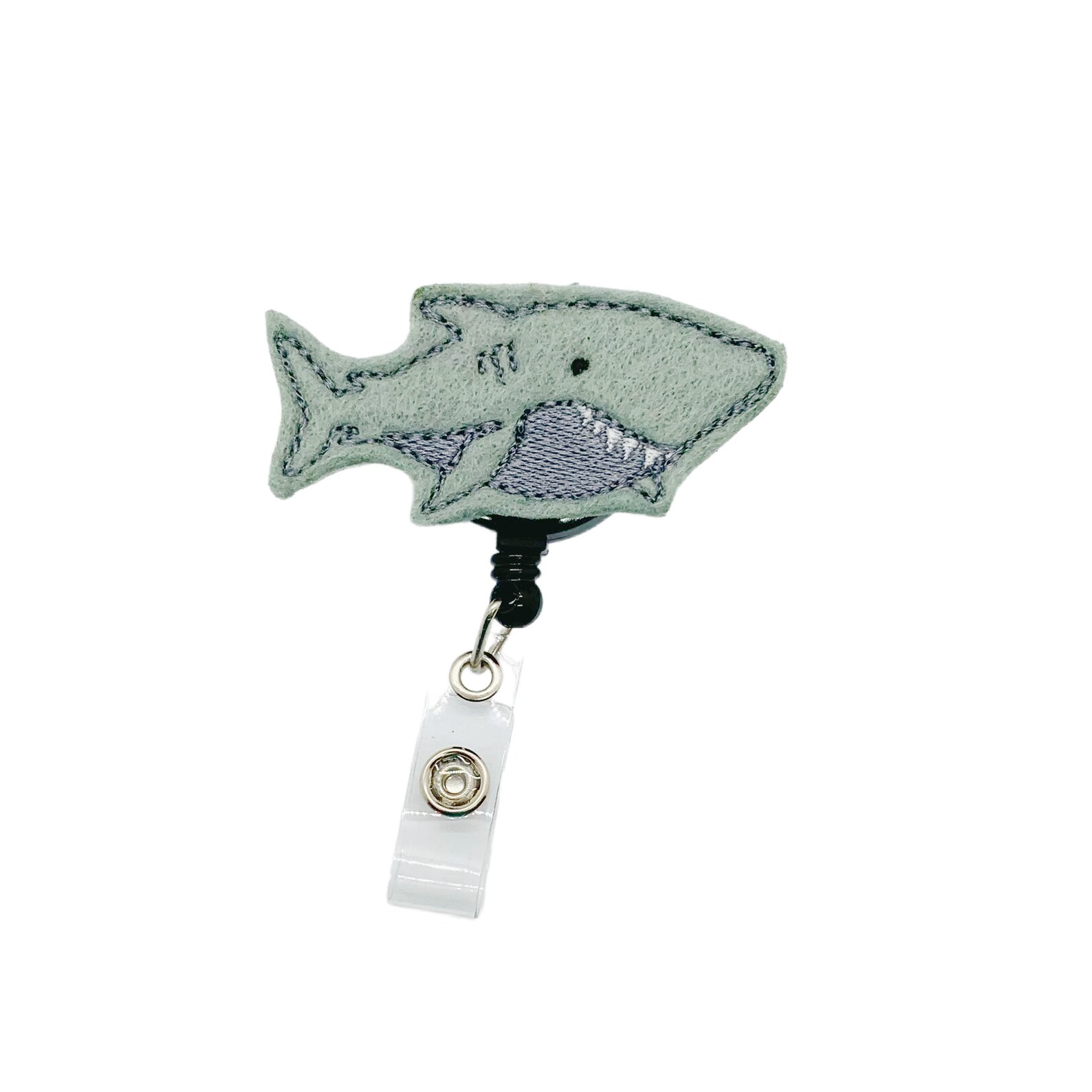 Great White Shark Badge Reel Shark Gifts Animal Badge Reel - Etsy