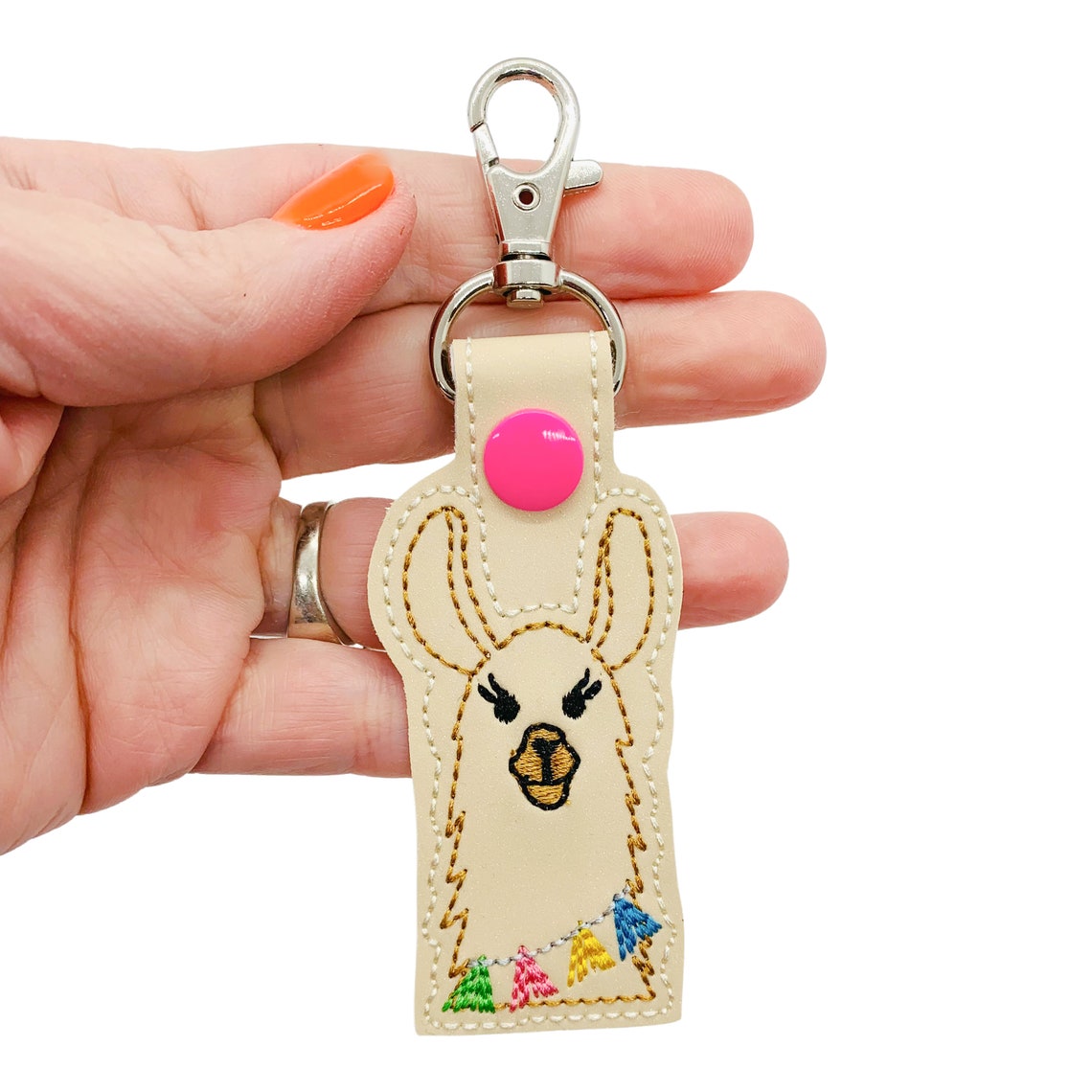 Llama Keychain Llama Key Fob Llama Keyring Llama Key Chain - Etsy