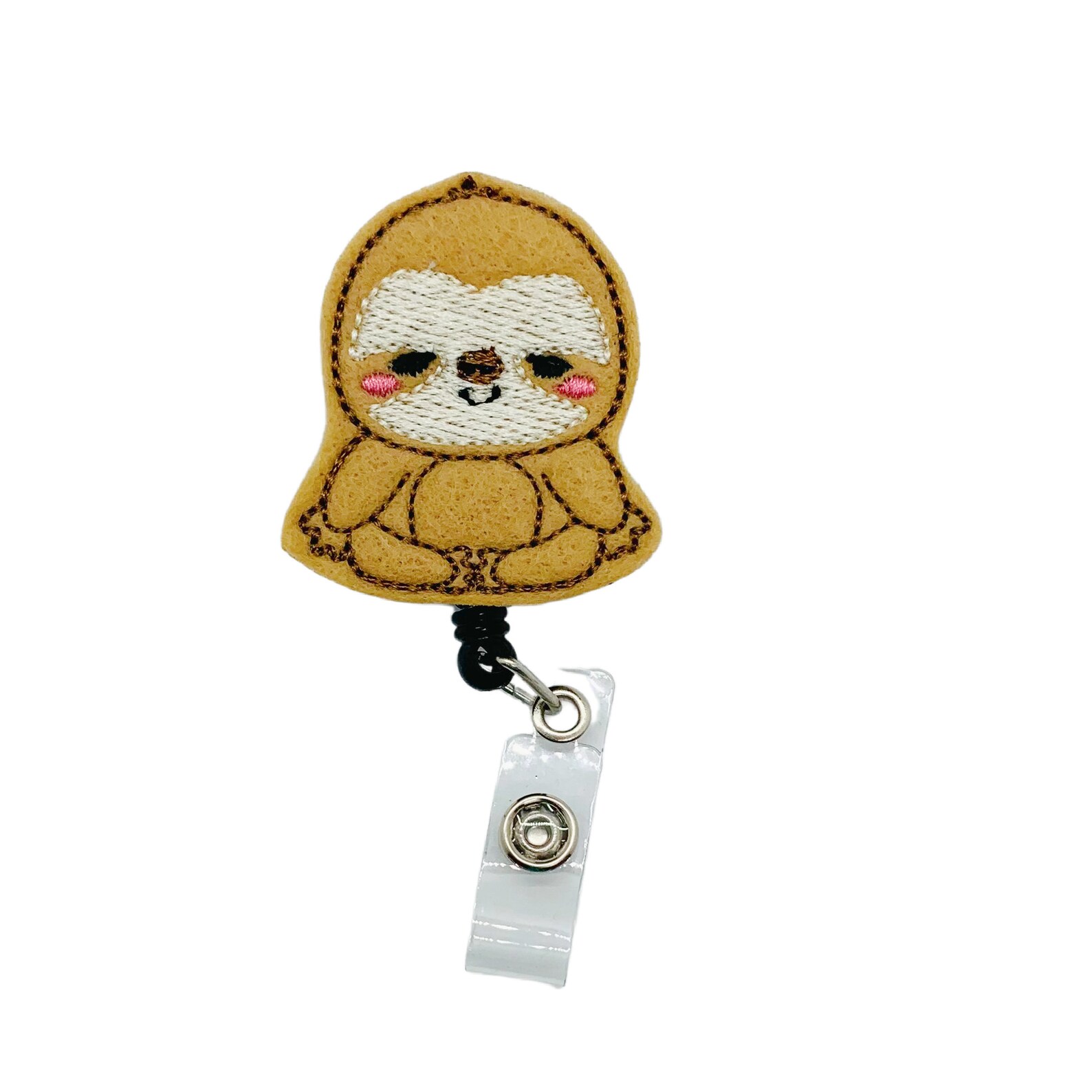 Sloth Badge Reel Sloth Gifts Animal Badge Holder Sloth | Etsy