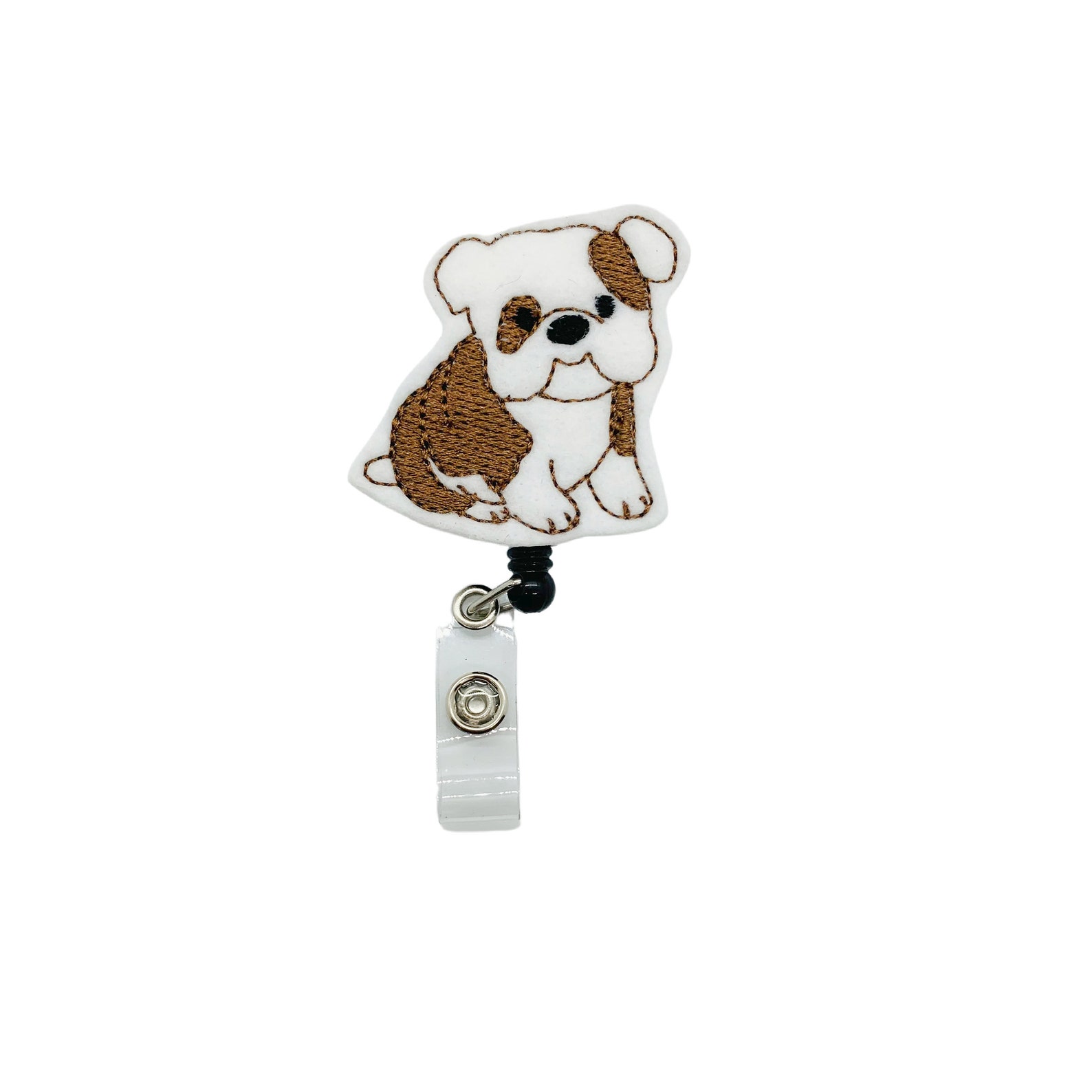 Bulldog Badge Reel, Bulldog Badge, Dog Badge Reel, Dog Badge, Dog Badge ...