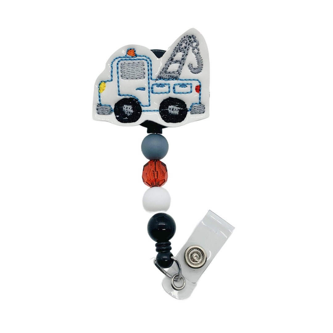 Tow Truck Badge Reel, Repo Badge Reel, Tow Truck Lanyard, Tow Truck ...