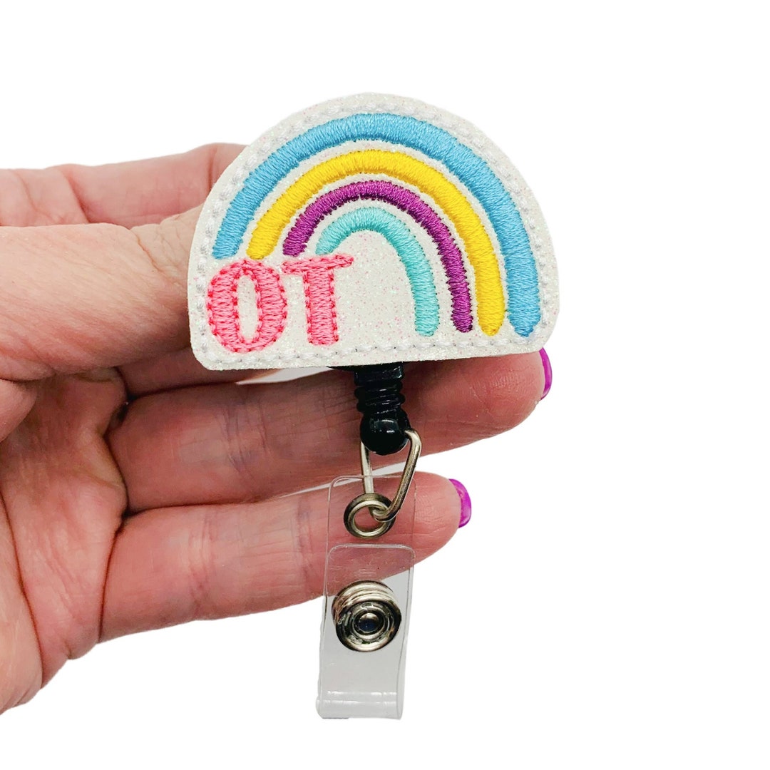 OT Badge Reel, OT Gifts, Occupational Therapist Gift, Nurse Badge ...