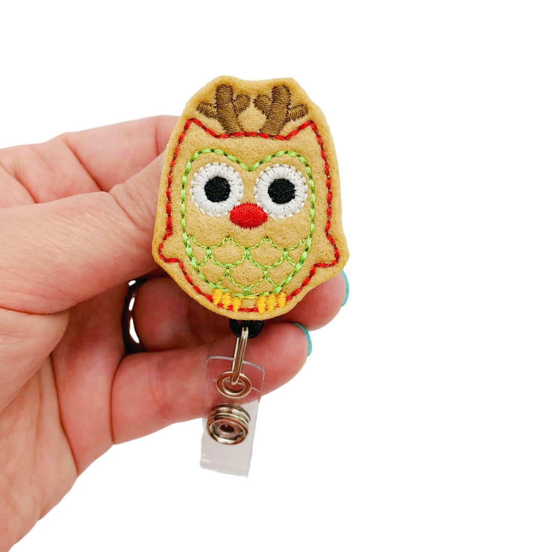 Owl Badge Reel, Owl Badge Holder, Owl Badge Clip, Owl Badge, Owl ID ...