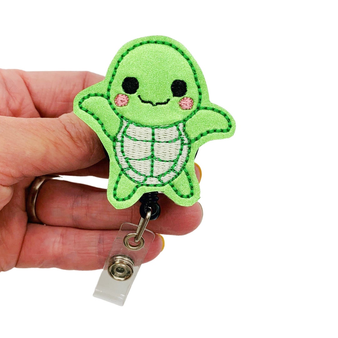 Sea Turtle Badge Reel, Tortoise Badge Reel, Sea Turtle Badge Holder ...