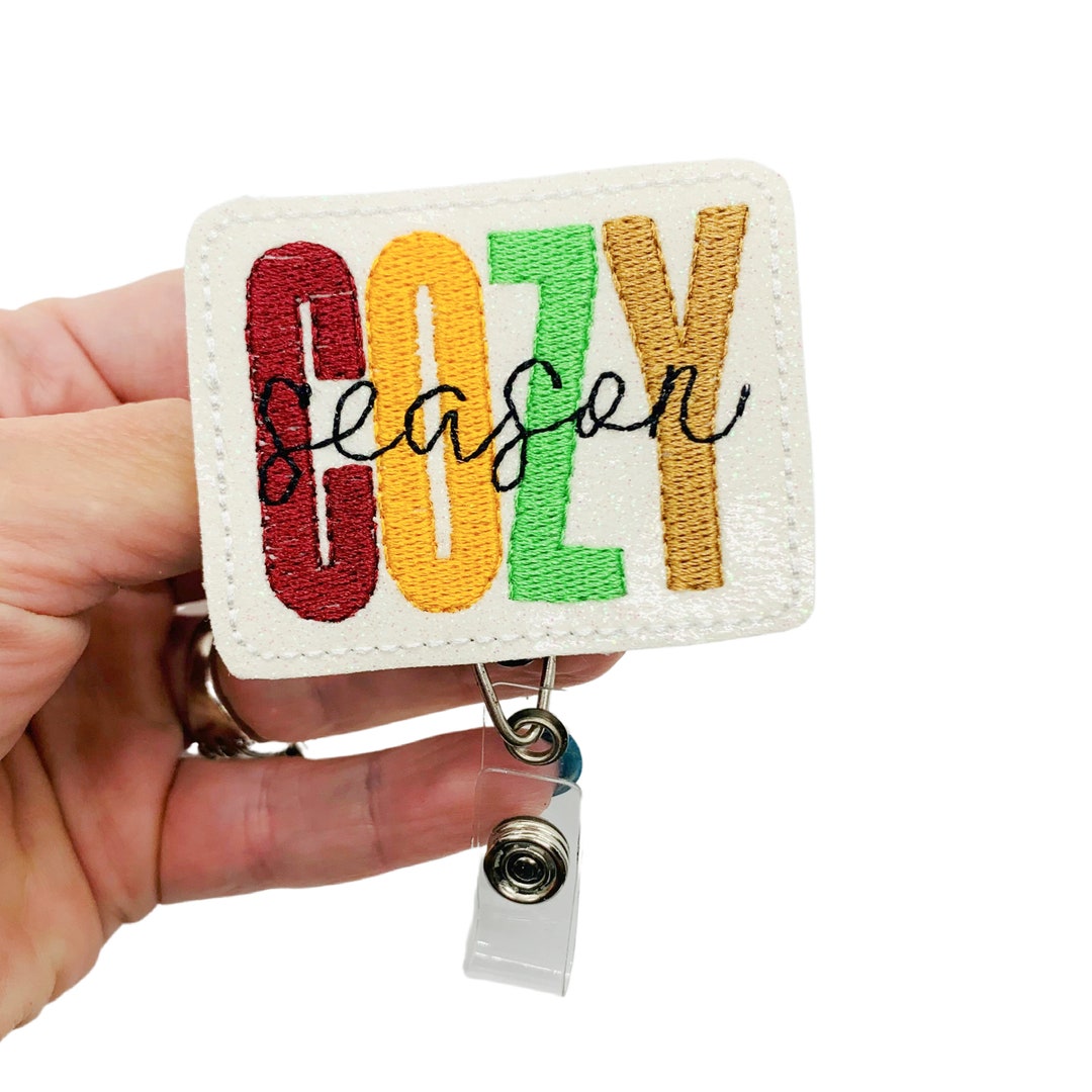 Fall Badge Reel, Fall Badge Holder, Fall Badge Clip, Fall Lanyard, Fall ...