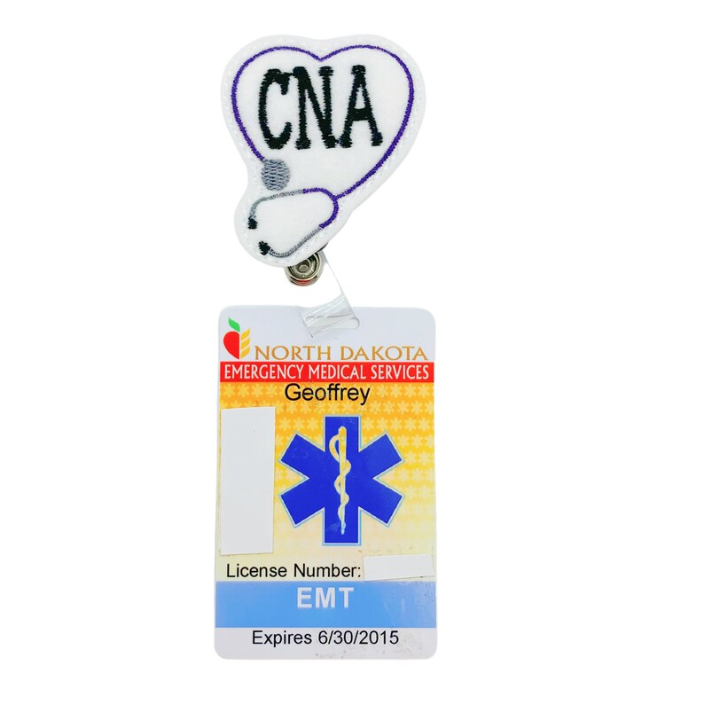 CNA Badge Reel CNA Badge Holder Cna Badge Cna ID Badge - Etsy