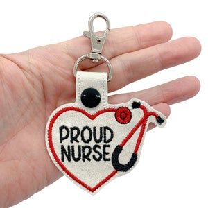 Nurse Keychain, Nurse Key Chain, Nurse Keyfob, Nurse Key Fob, Nurse Key ...