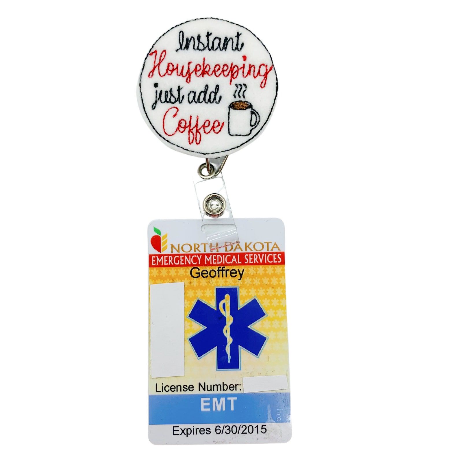 Housekeeping Badge Reel Housekeeper Gifts for Housekeeper | Etsy