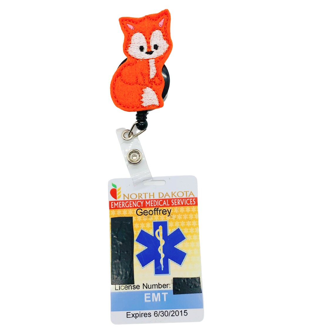Fox Badge Holder Fox Lanyard Fox Gift Woodland Fox Stuff - Etsy