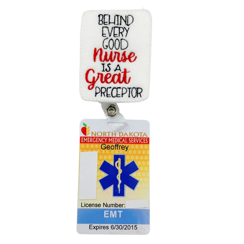 Nurse Preceptor Badge Reel, Nursing Badge Clip, Nurse Gifts for Women ...