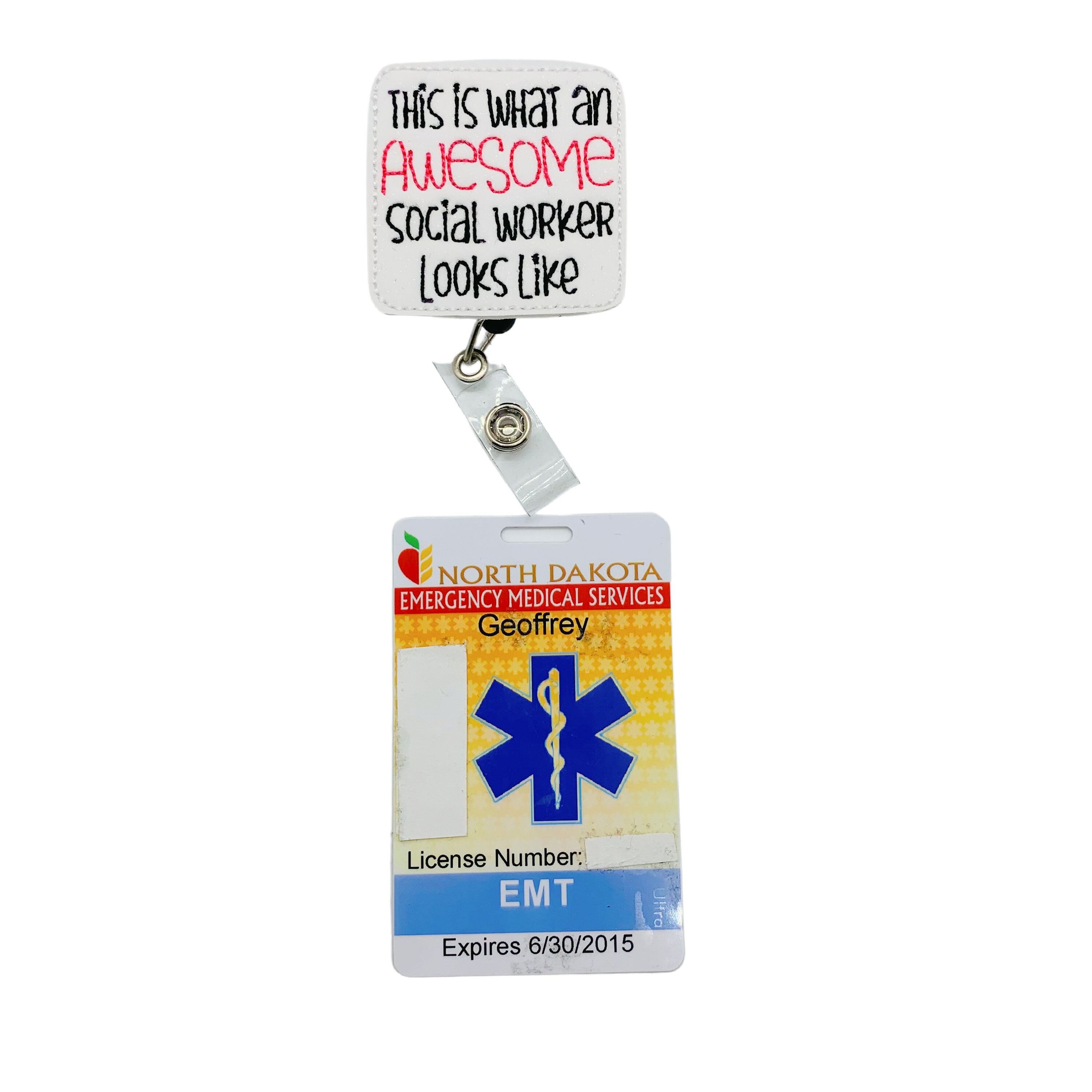 Social Worker Badge Reel, Social Worker Gift, School Social Worker ...