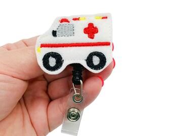 Red PARAMEDIC Badge Buddy Free Shipping Badge Buddies for Paramedics ...