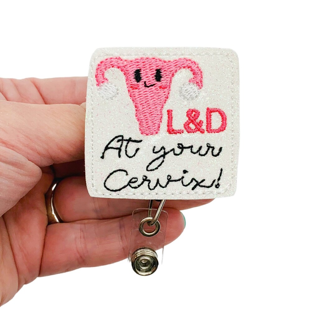 Uterus Badge Reel, Uterus Lanyard, Uterus Gift, Labor and Delivery ...