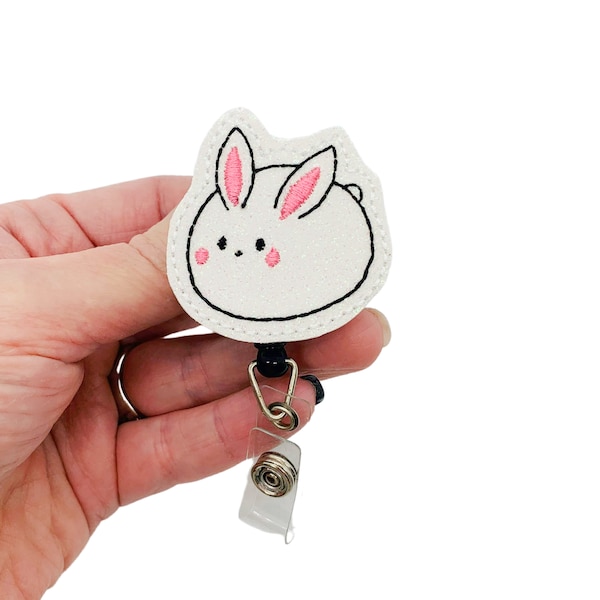 Rabbit Badge - Etsy