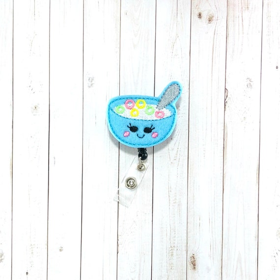 Cereal Badge Reel Cereal Badge Clip Cereal Badge Holder | Etsy