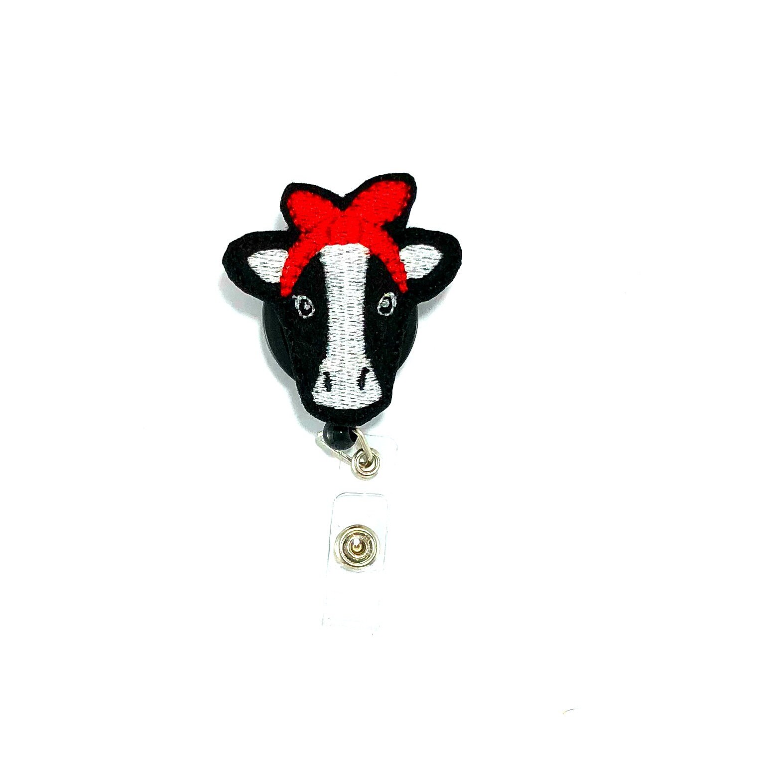 Cow Badge Reel Cow Badge Holder Cow ID Badge Cow Lanyard | Etsy