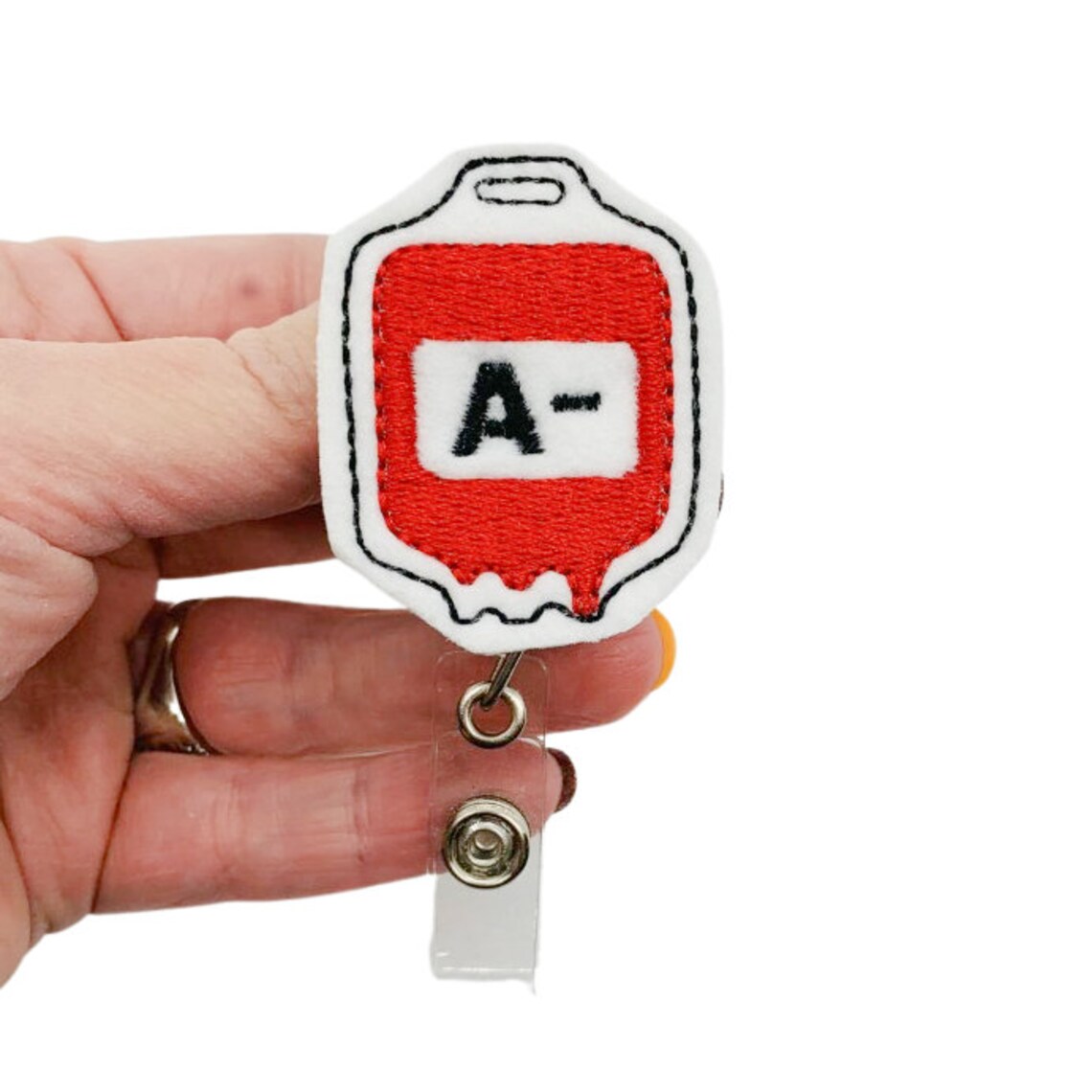 Blood Badge Clip Nurse Badge Holder Doctor Badge Reel - Etsy