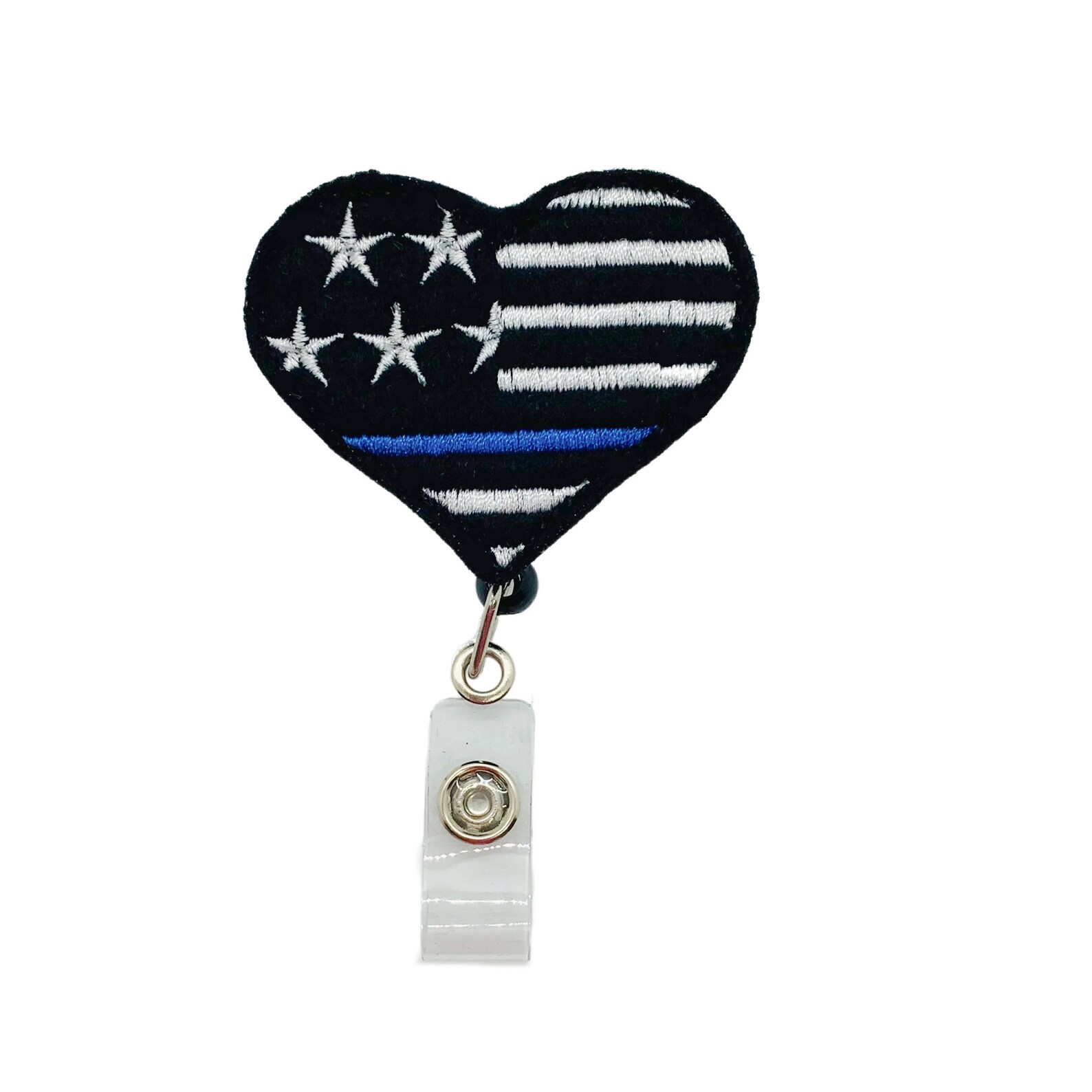 Thin Blue Line Badge Reel Thin Blue Line Gifts Police Gifts - Etsy Canada