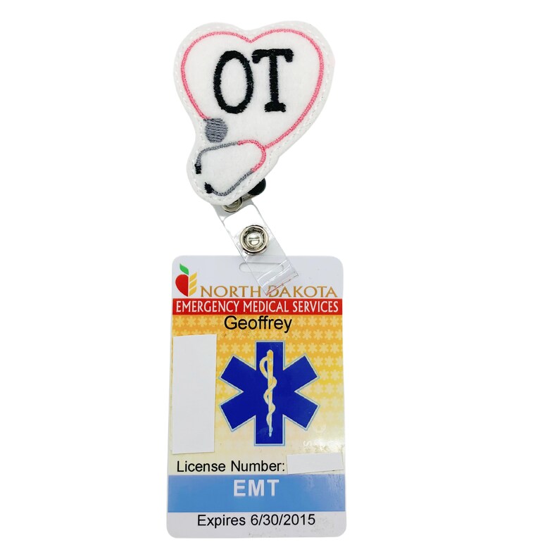 OT Badge Reel OT Badge Clip OT Id Badge Ot Id Badge Holder | Etsy