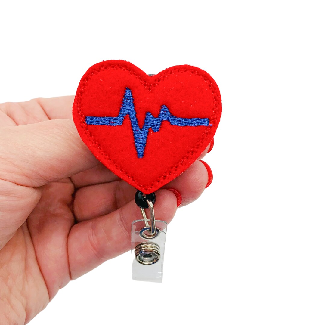 Cardiac Badge Reel, Cardiologist Gift, Cardiology Badge Reel, Nurse ...