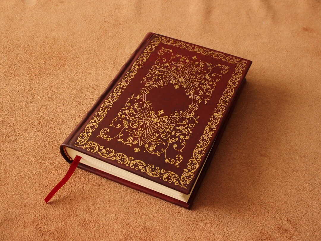 Red Grimoire, Leather Journal, Dnd Notebook, Spell Book, Book of ...