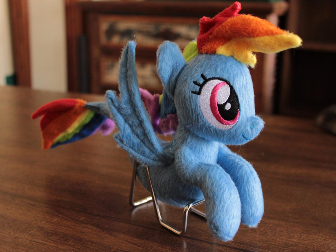 My Little Pony Seapony Rainbow Dash Plush, Customized OC Plushie ...