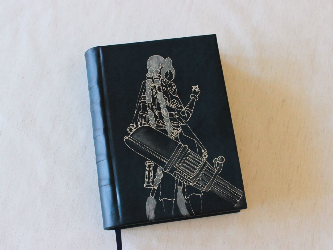 Jinx Arcane Leather Journal, Dnd Leather Notebook, Book of Spells ...