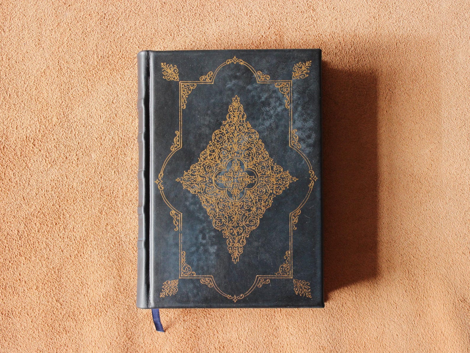 Blue Grimoire, Leather Journal, Dnd Notebook, Spell Book, Book of ...
