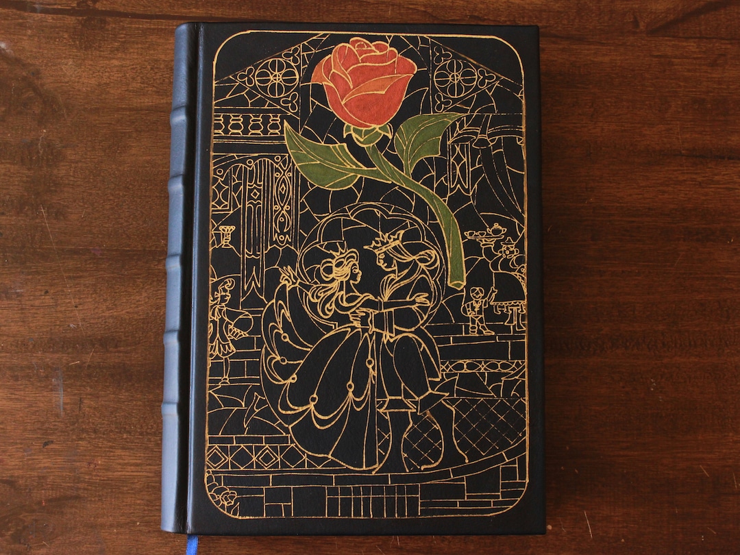 Beauty and the Beast Disney Grimoire Leather Journal, Handmade ...