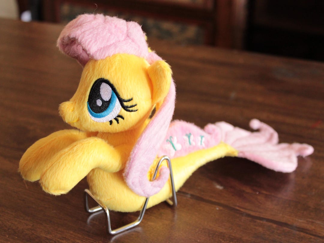 My Little Pony Seapony Fluttershy Plush, Customized OC Plushie, Personalized Stuffed Animal ...