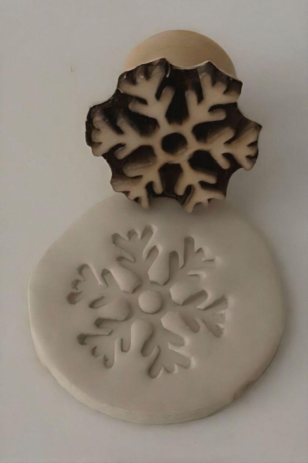 Wood Snowflake Clay/pottery Stamp - Etsy