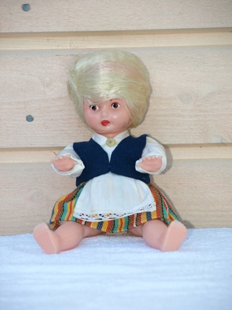 Vintage Soviet Retro Doll National Costume Unique Design USSR 1970s ...