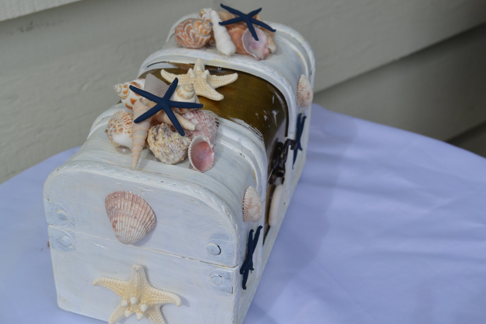 Oak Shabby Chic Beach Themed Memory Box Vows Box Wedding - Etsy